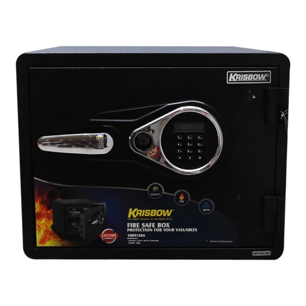 KrisBow Fire Safe Box Tahan Api SWF1418E, Elektronik, Lainnya di Carousell