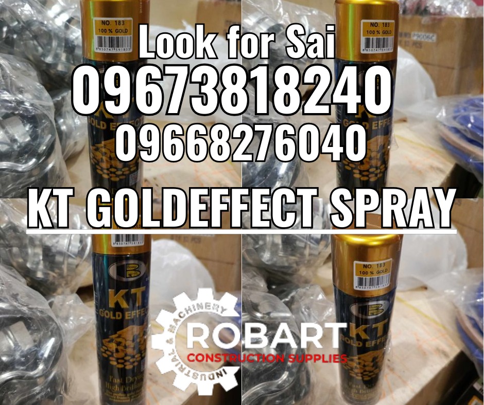 KT Gold Effect Spray, Commercial & Industrial, Construction Tools ...