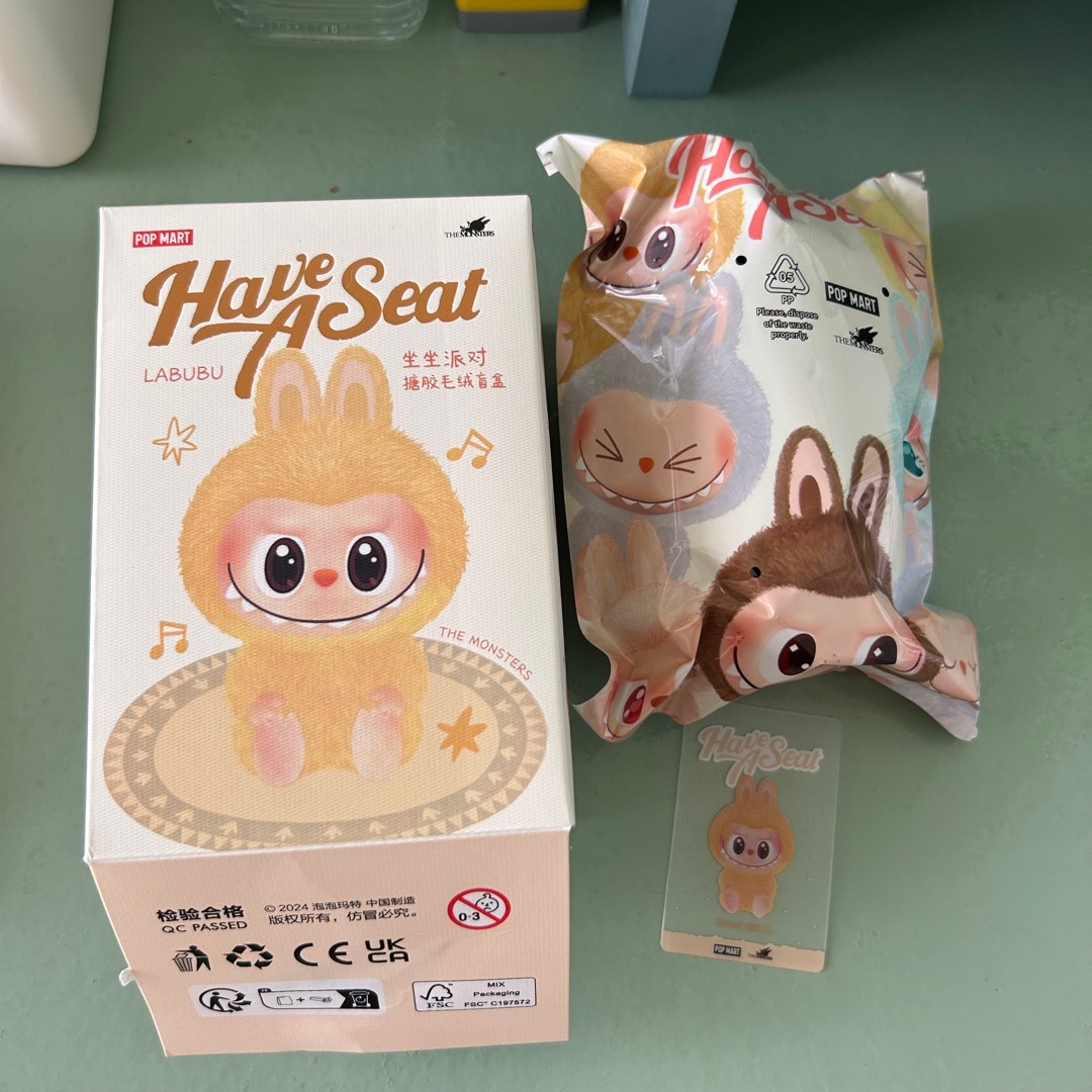 LABUBU BABA SEALED FOIL ORIGINAL, Hobbies & Toys, Toys & Games on Carousell