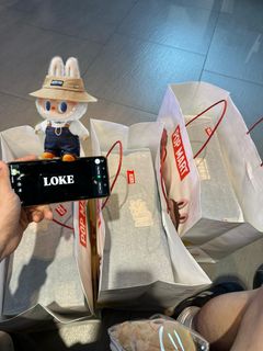 Labubu Fall in wild -bucket hat, Hobbies & Toys, Toys & Games on Carousell