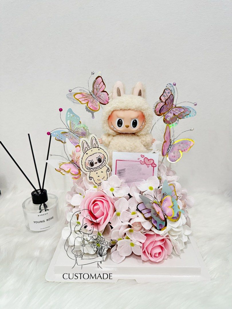 Labubu Flower Box, Hobbies & Toys, Stationery & Craft, Flowers ...