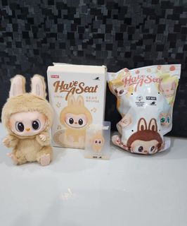 Popmart Labubu have a seat Dada (authentic), Hobbies & Toys, Toys ...