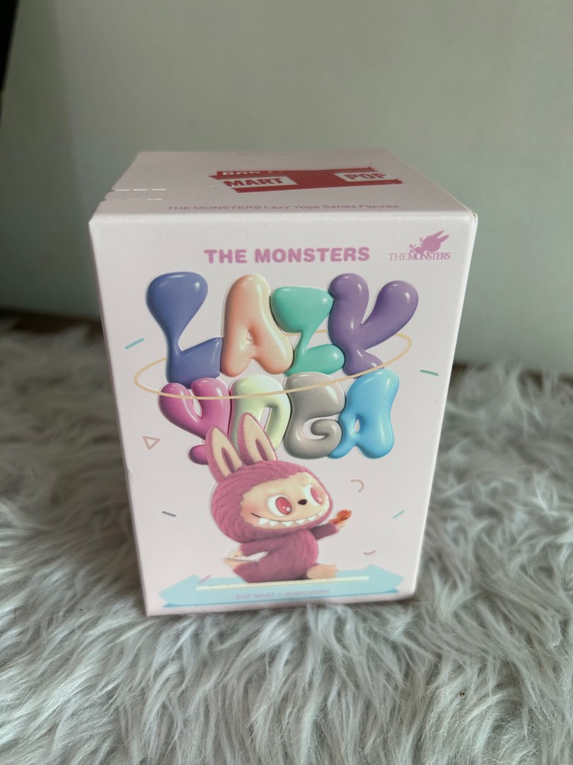 Labubu Popmart Lazy Yoga Sweating, Hobbies & Toys, Toys & Games on ...