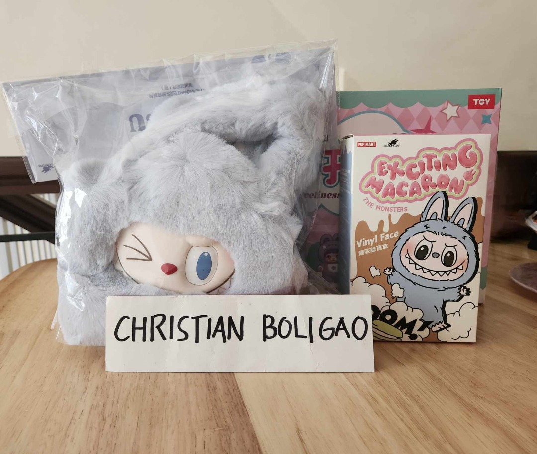 Labubu v1 and Plush Flower Bag, Hobbies & Toys, Toys & Games on Carousell