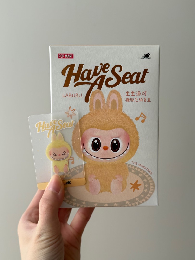 Labubu V2 Have A Seat Sisi, Hobbies & Toys, Toys & Games on Carousell