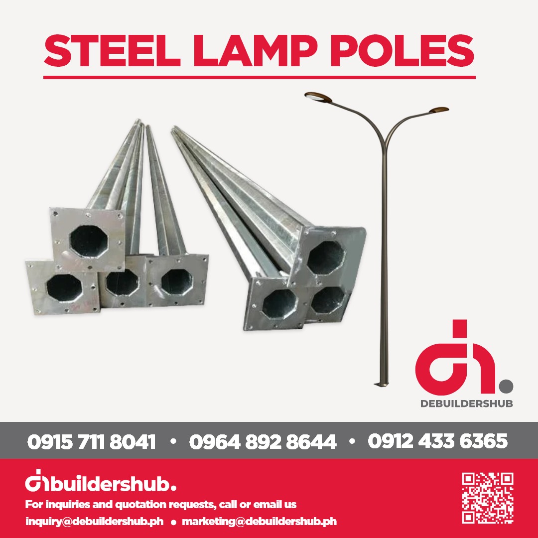 Lamp Pole | Metal Steel Fabrication | Anchor Bolt | Gusset Plate ...