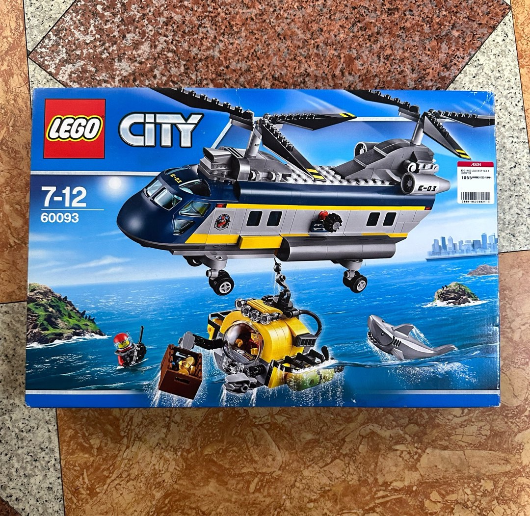 LEGO#60093 City: Deep Sea Helicopter, Hobbies & Toys, Toys & Games on ...