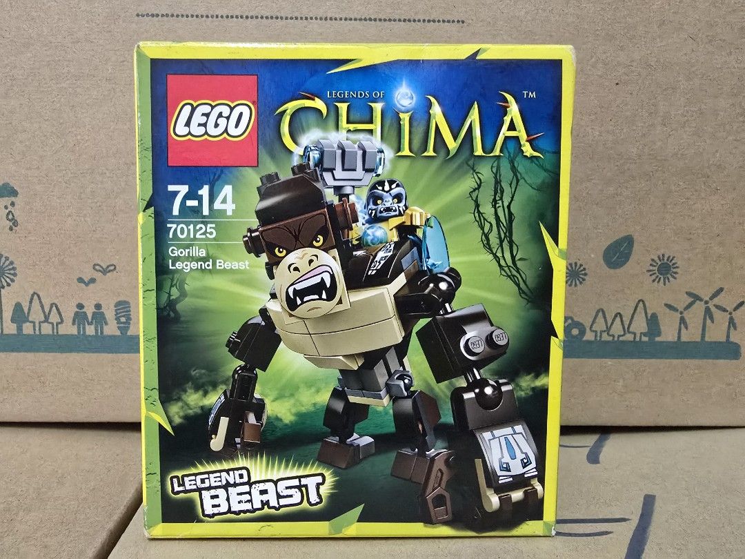 LEGO LEGENDS OF CHIMA: Gorilla Legend Beast (70125), Hobbies & Toys ...