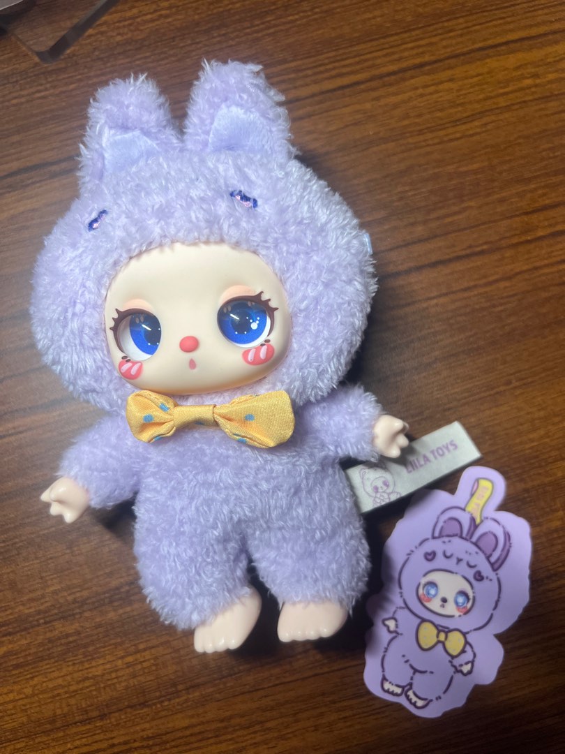 Lila cat v2 plush pendant - purple bunny, Hobbies & Toys, Toys & Games ...