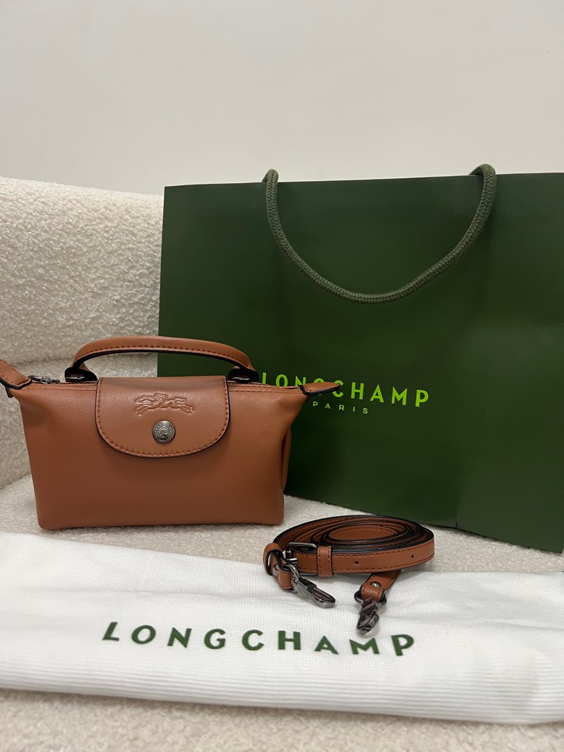 Longchamp Mini Leather Crossbody Bag, Luxury, Bags & Wallets on Carousell