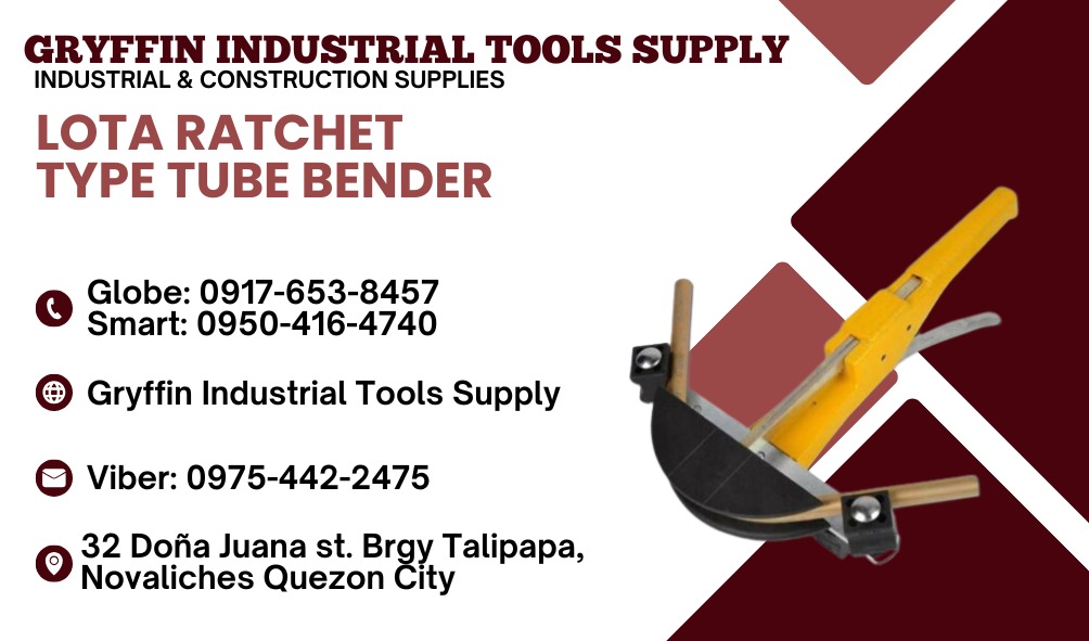 Lota Ratchet Type Tube Bender, Commercial & Industrial, Industrial ...