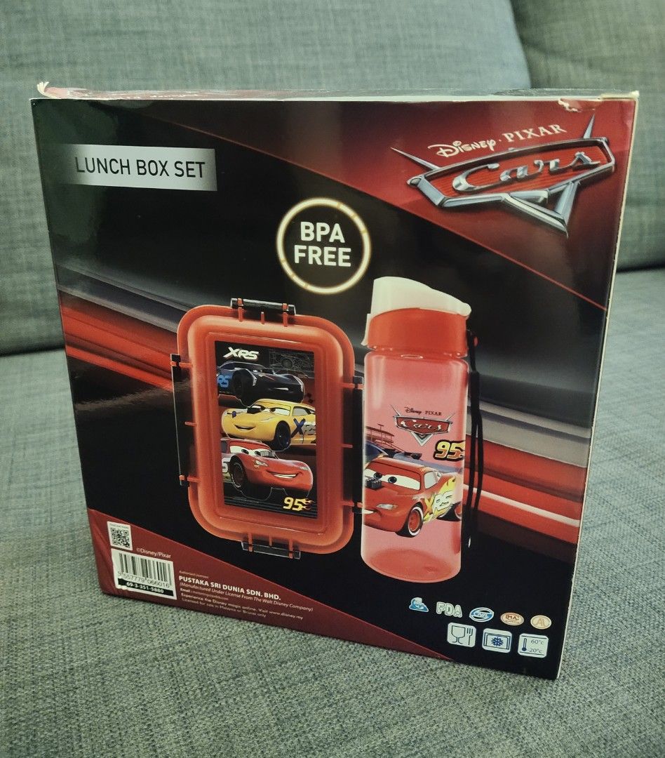 Lunch Box Set Disney CARS, Furniture & Home Living, Kitchenware ...
