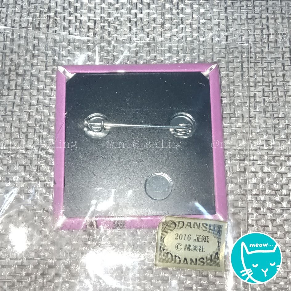 [m18 ANIME MERCH] Gift Monogatari Series Trading Square Badge ...