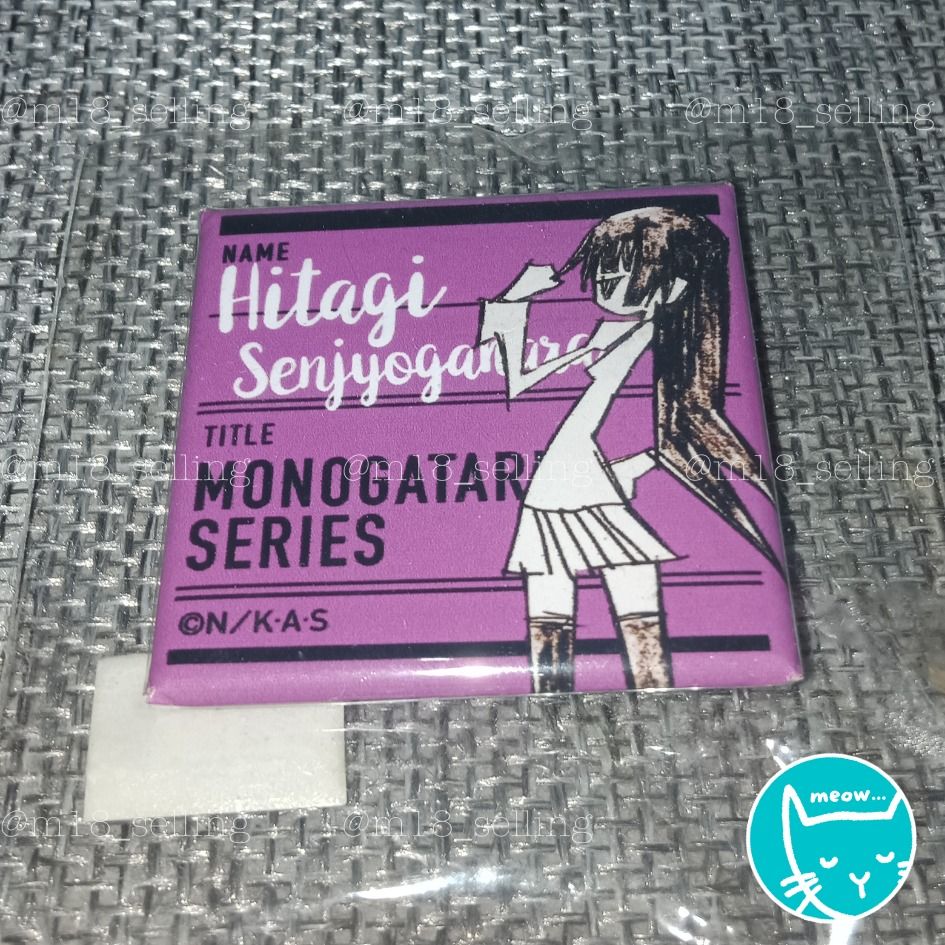 [m18 ANIME MERCH] Gift Monogatari Series Trading Square Badge ...