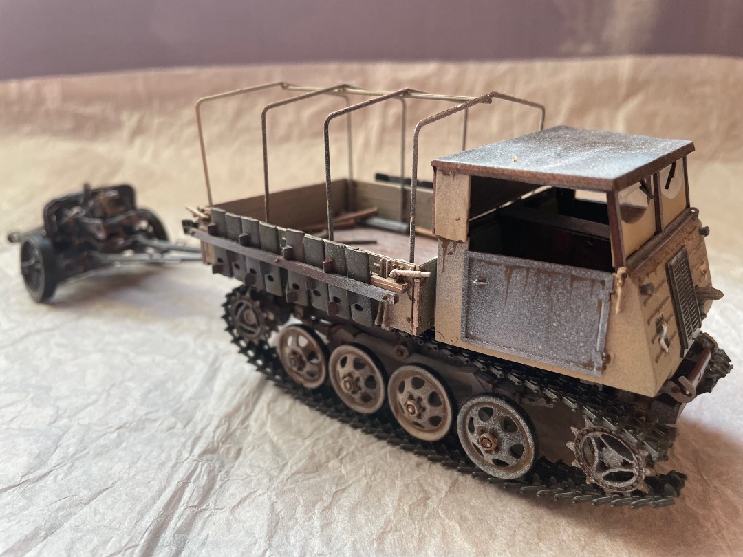 Italeri Magirus Steyr RSO/0 Towing PAK 40 Plastic Model Kit, Hobbies ...