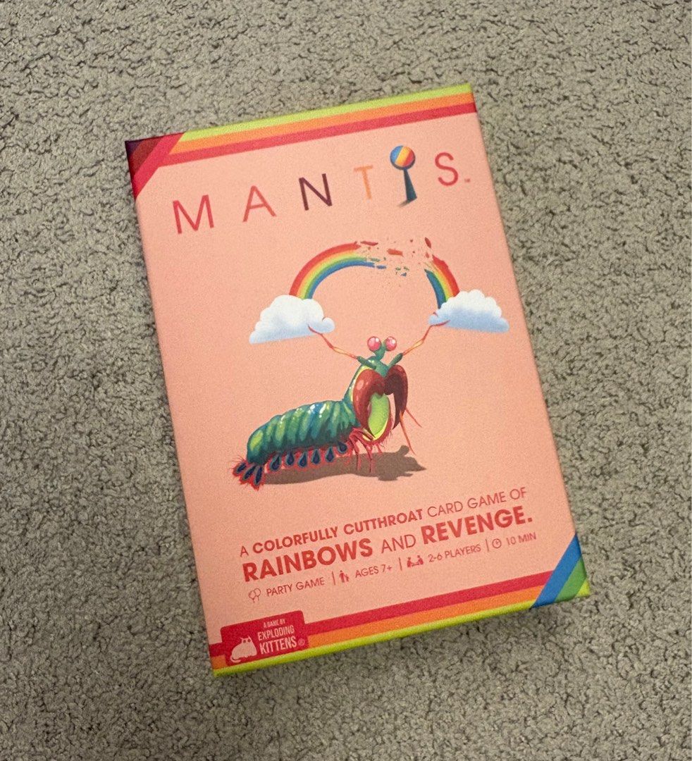 Mantis the board game, Hobbies & Toys, Toys & Games on Carousell