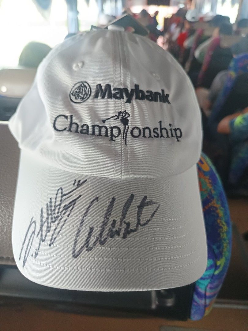 Maybank Championship Golf Cap with Signature, Men's Fashion, Watches & Accessories, Cap & Hats ...