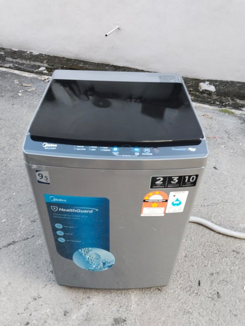 Media top load washing machine 9.5 kg masih cantik &elok lagi delivery ...