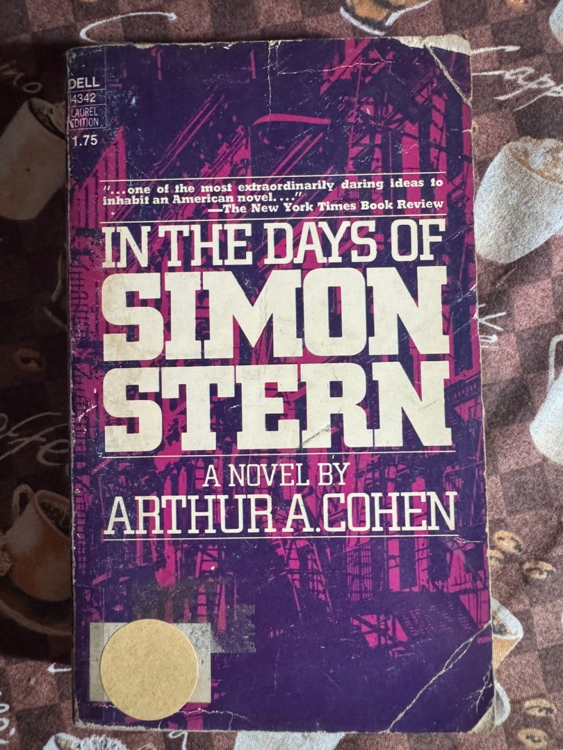 MMPB 1974 In The Days of Simon Stern Laurel Edition Arthur Cohen DELL ...