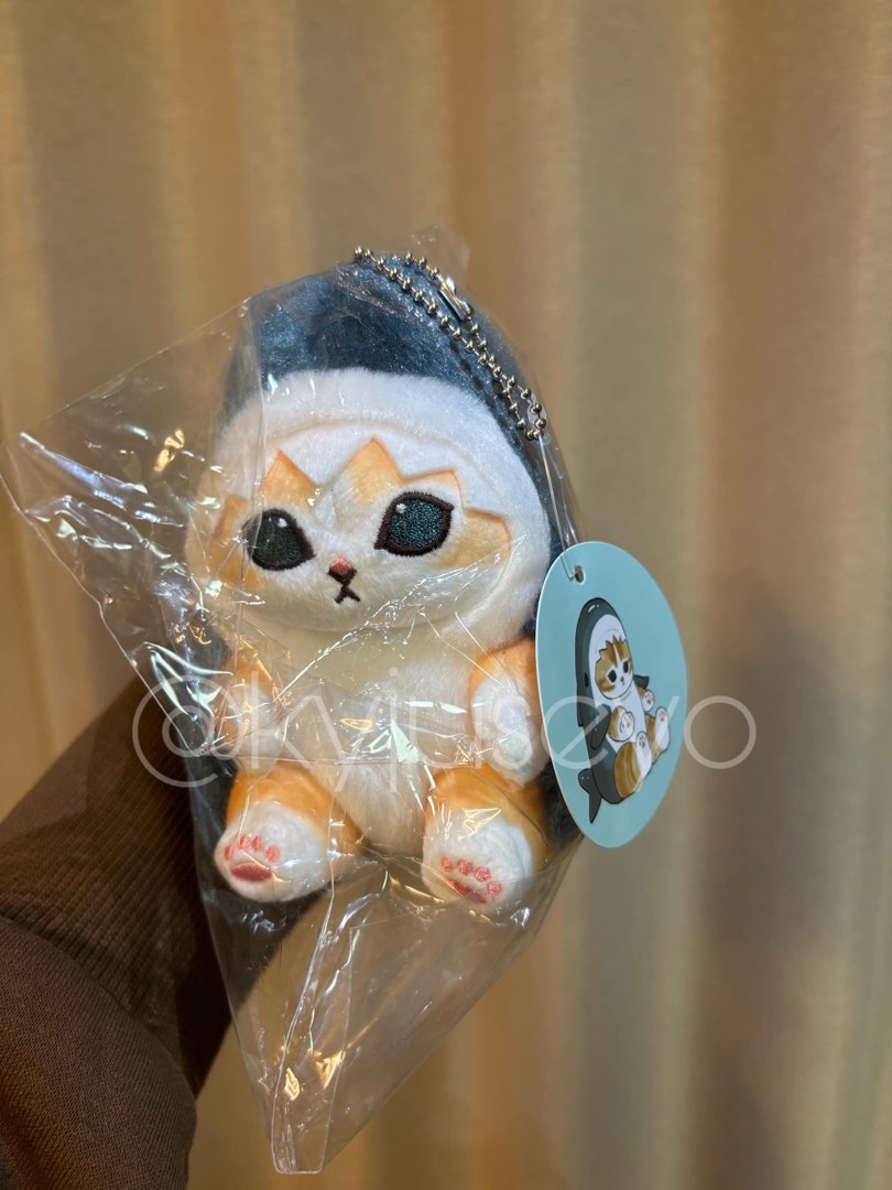 mofusand shark meow keychain plush, Hobbies & Toys, Toys & Games on ...