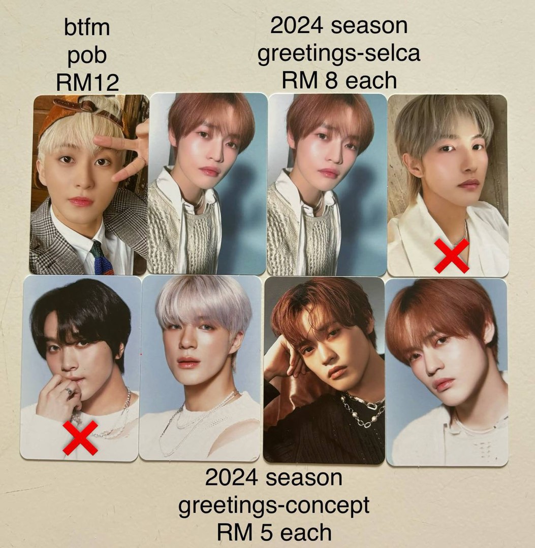 NCT 127 BTFM/NCT DREAM SSG2024 PHOTOCARDS, Hobbies & Toys, Collectibles & Memorabilia, K-Wave on ...