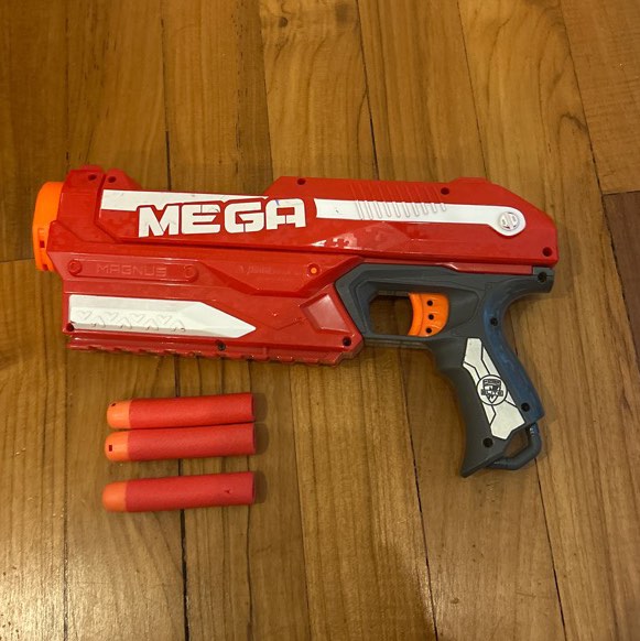 Nerf Gun Mega Magnus, Hobbies & Toys, Toys & Games on Carousell