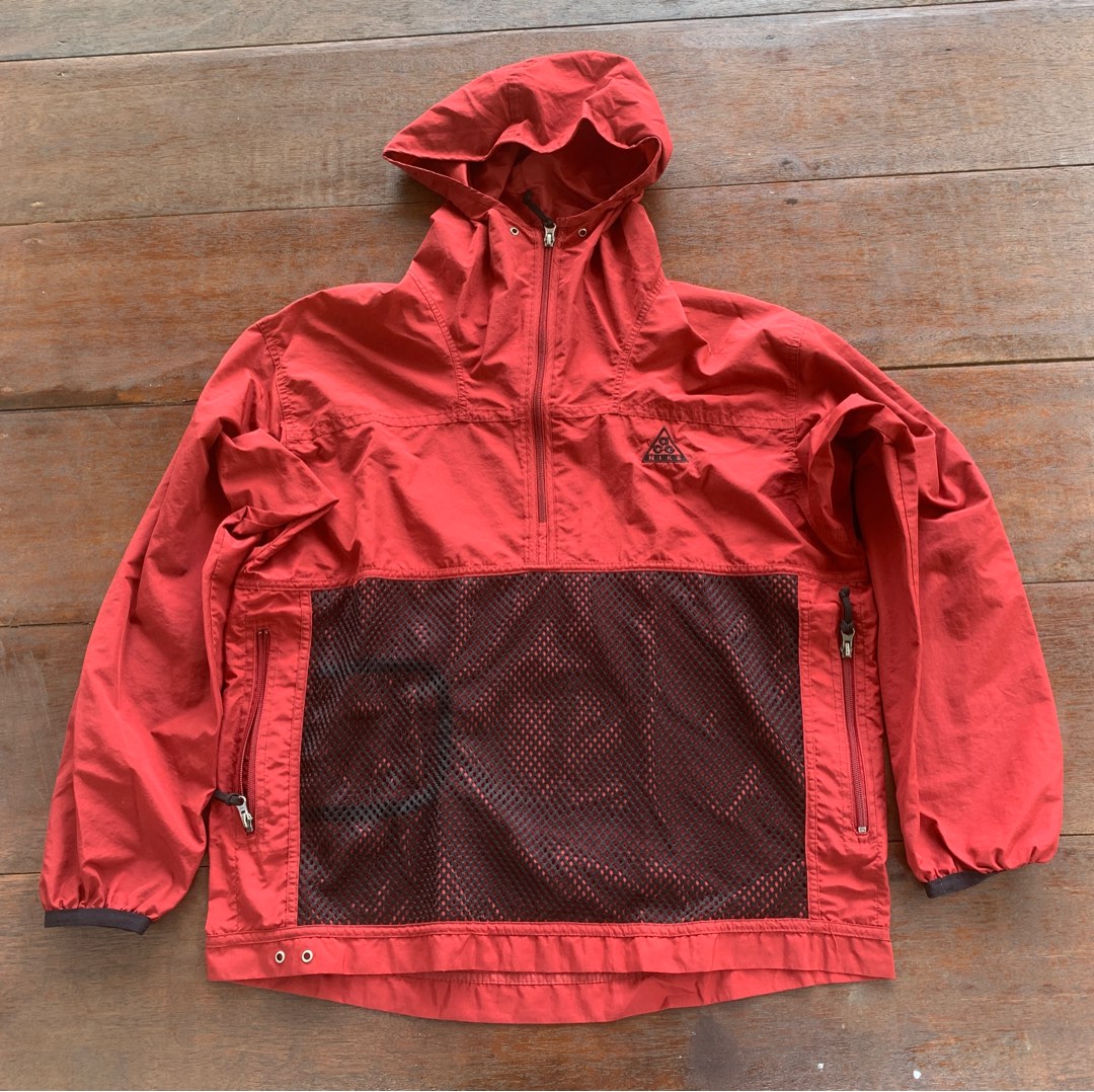 Nike ACG red windbreaker, Men's Fashion, Coats, Jackets and Outerwear ...