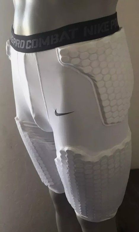 Nike Pro Combat Mens Padded Compression Shorts White, Men's Fashion ...