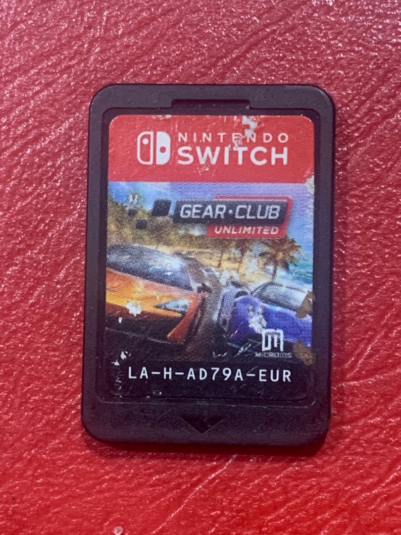 Nintendo Switch cart only Gear Club Unlimited, Video Gaming, Video ...