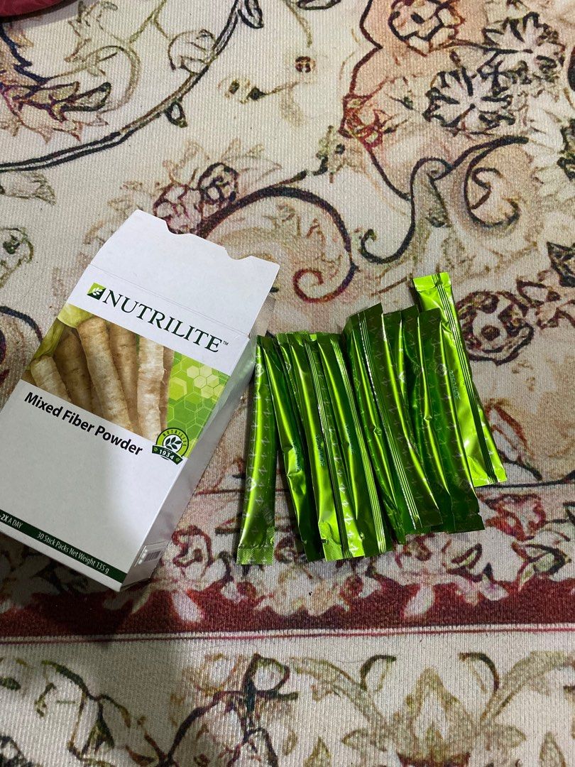 NUTRILITE mixed fiber powder, Health & Nutrition, Health Supplements ...