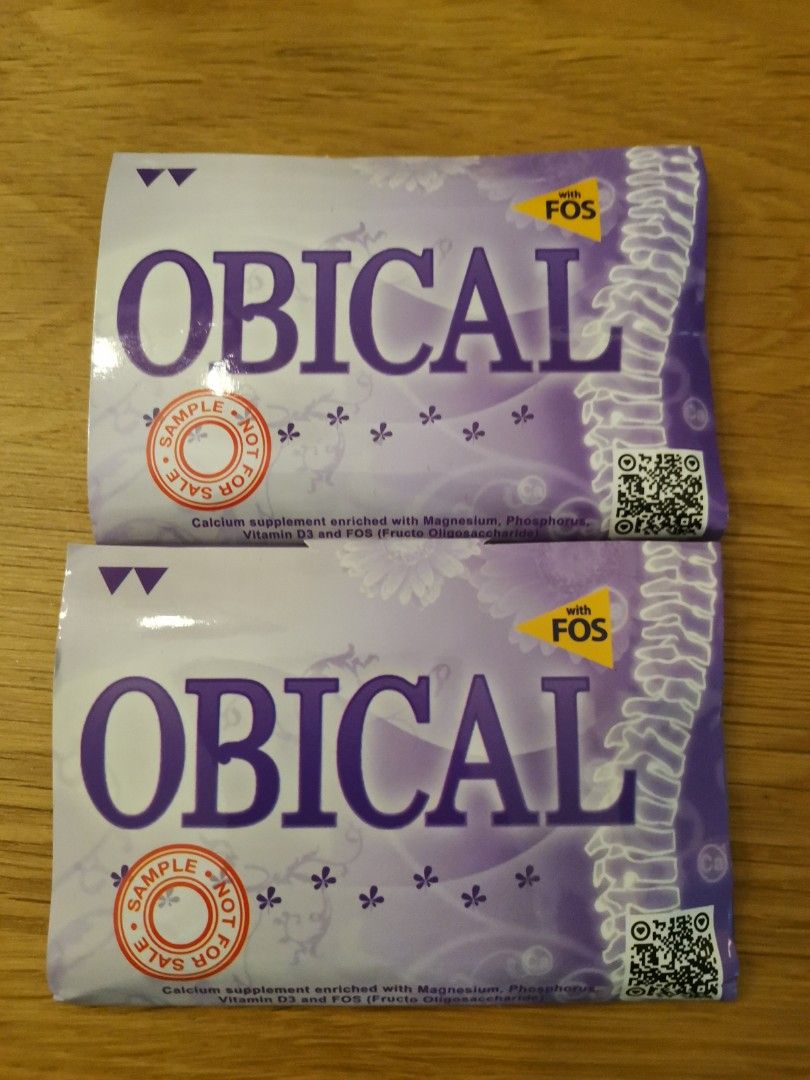 Obical Calcium Supplement for Breastfeeding, Health & Nutrition, Health ...