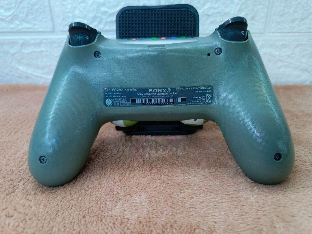 ORIGINAL PS4 / DS4 / PLAYSTATION 4 VERSION 2 CAMOU GREEN WITH ORIGINAL ...