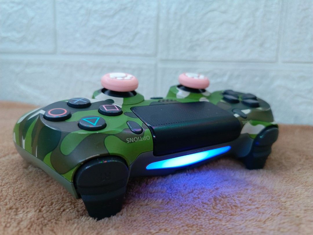 ORIGINAL PS4 / DS4 / PLAYSTATION 4 VERSION 2 CAMOU GREEN WITH ORIGINAL ...