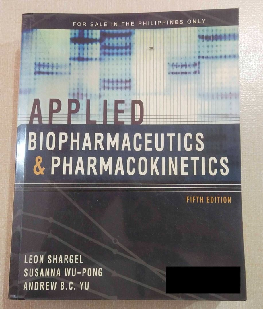 Pharmacy Book - Applied Biopharmaceutics and Pharmacokinetics, Hobbies ...