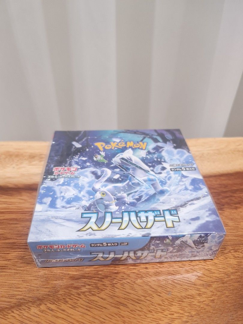 Pokemon Snow Hazard - SV2P Box [with shrink wrap], Hobbies & Toys, Toys ...