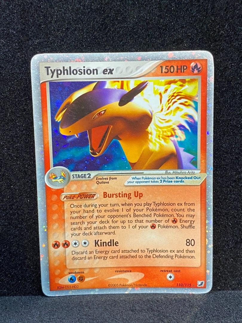 Pokemon Typhlosion EX 110/115 Card, Hobbies & Toys, Toys & Games on ...
