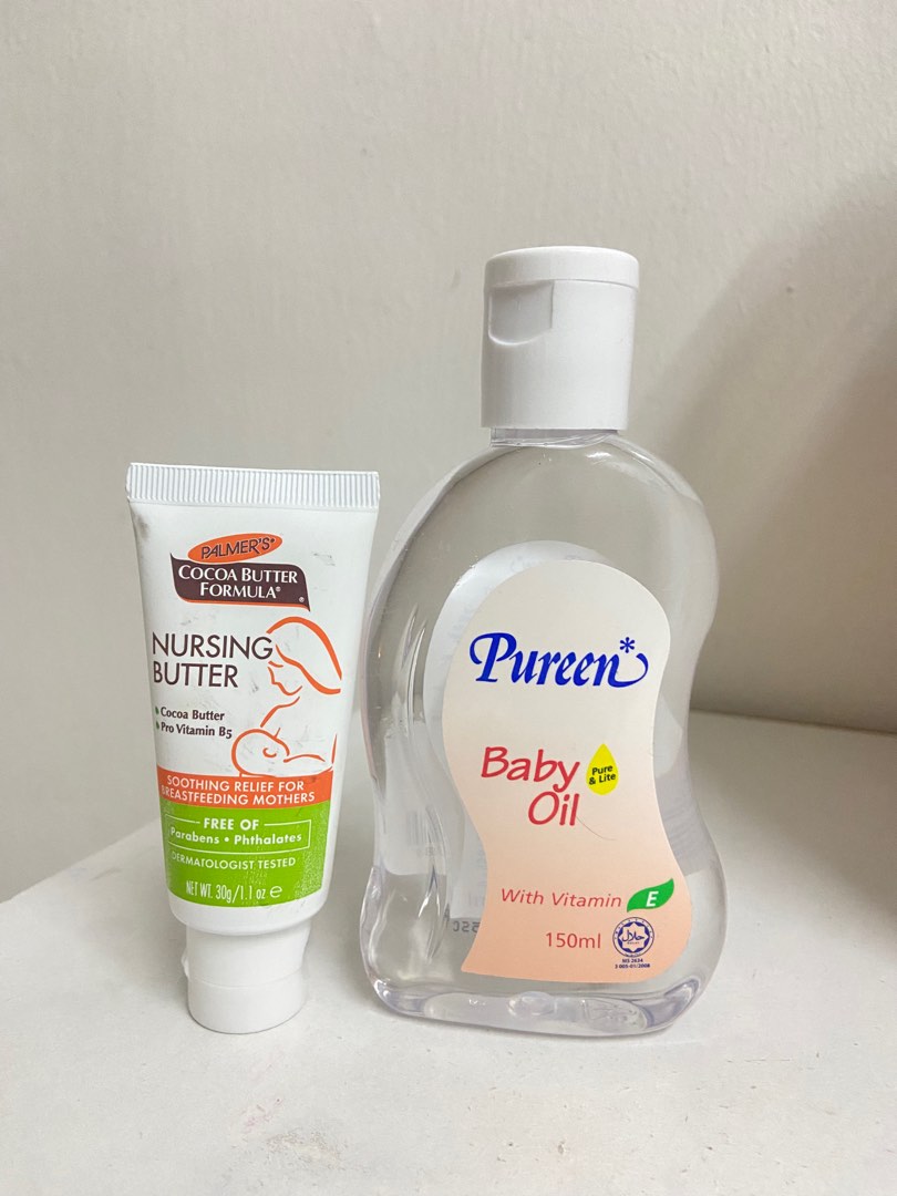 NURSING BUTTER & BABY OIL, Babies & Kids, Maternity Care on Carousell