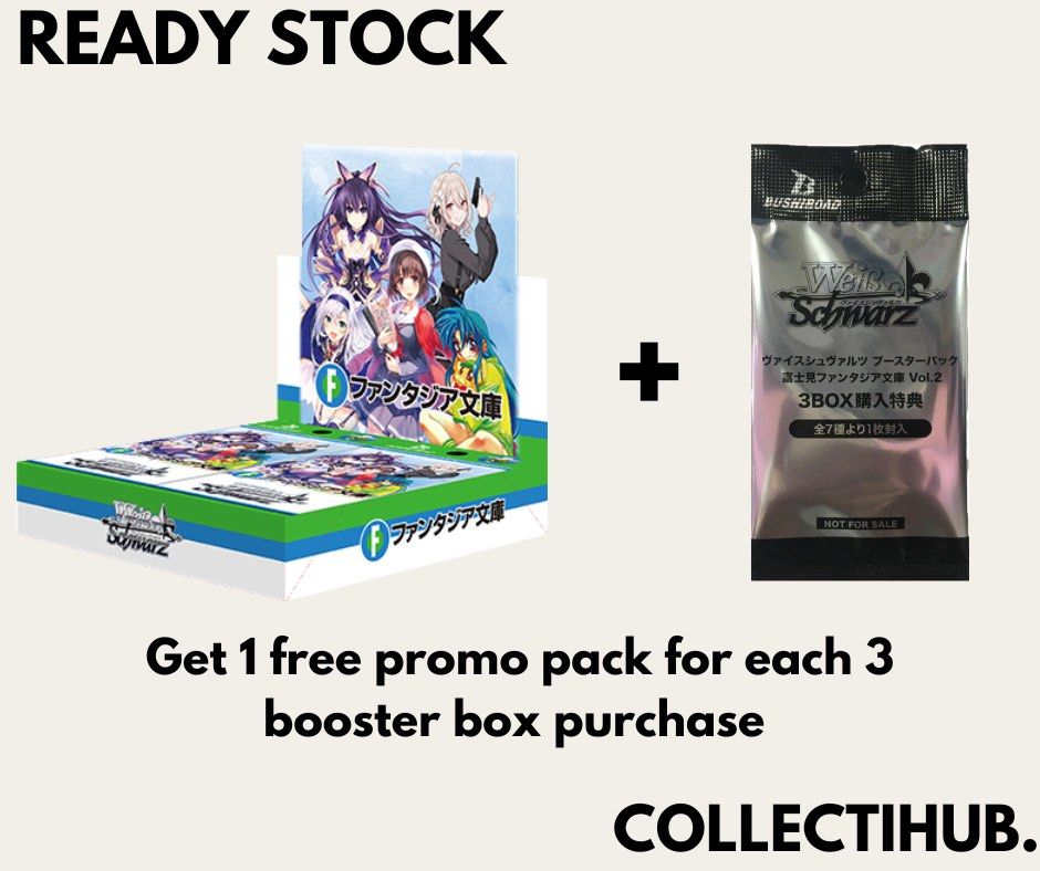 (READY STOCK) 21 box left Weiss Schwarz Fujimi Fantasia Vol.2, Hobbies ...