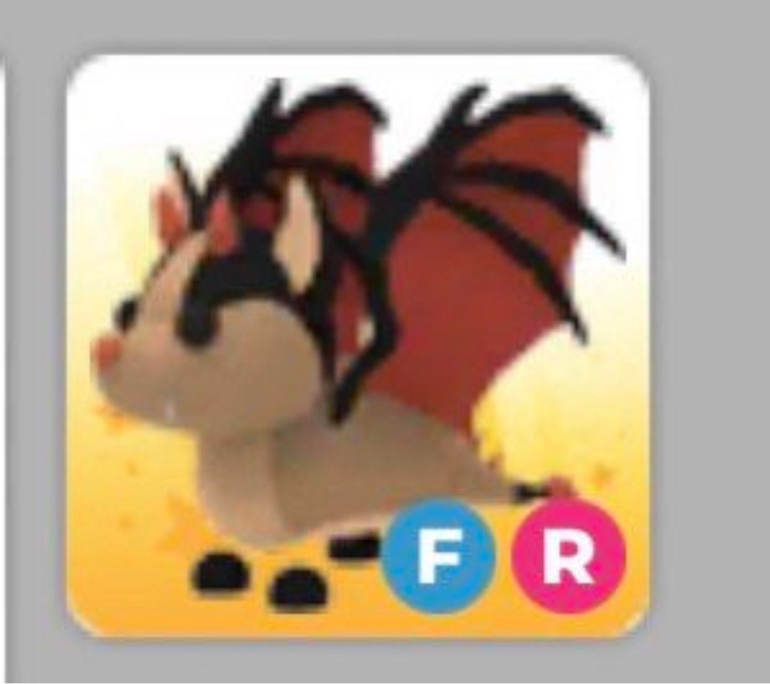 Roblox Adopt Me Fly Ride Bat Dragon Adopt Me FR Bat Dragon, Video ...