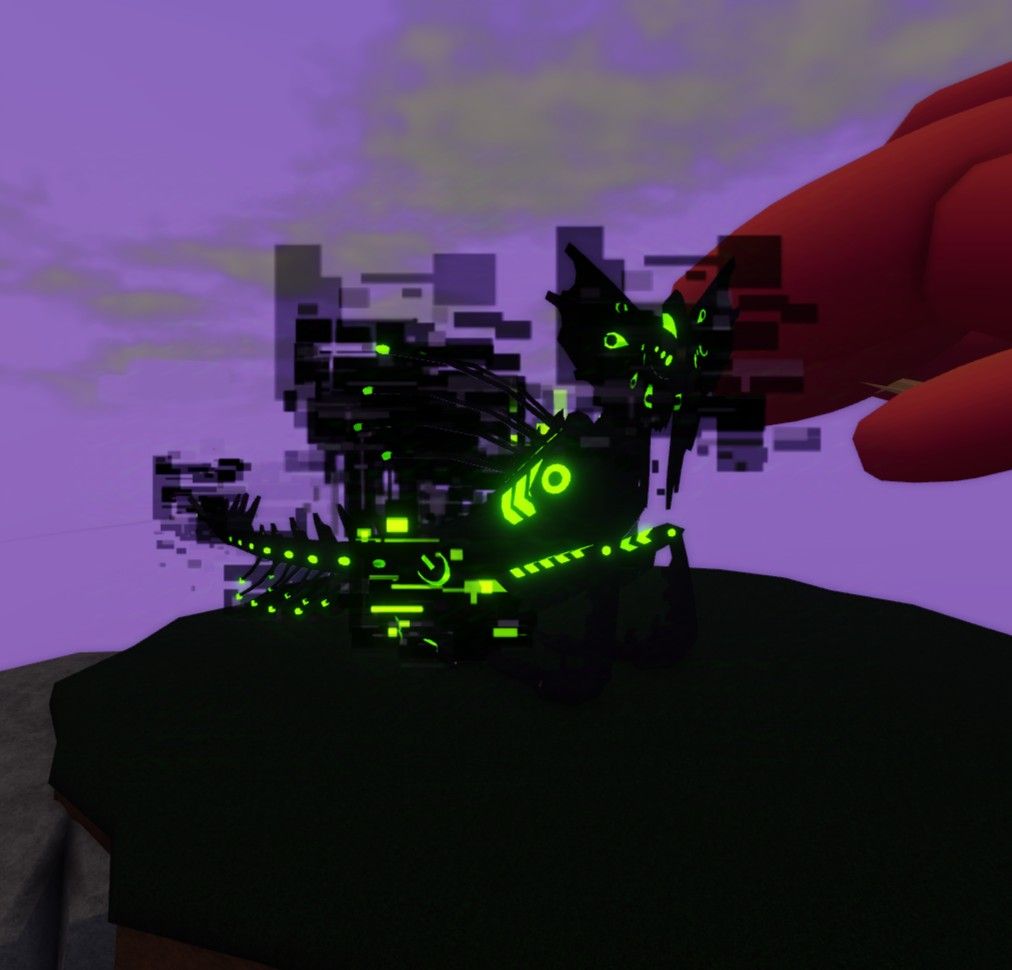 (ROBLOX) Dragon Adventures Mechanoxide with error cosmetic, Video ...