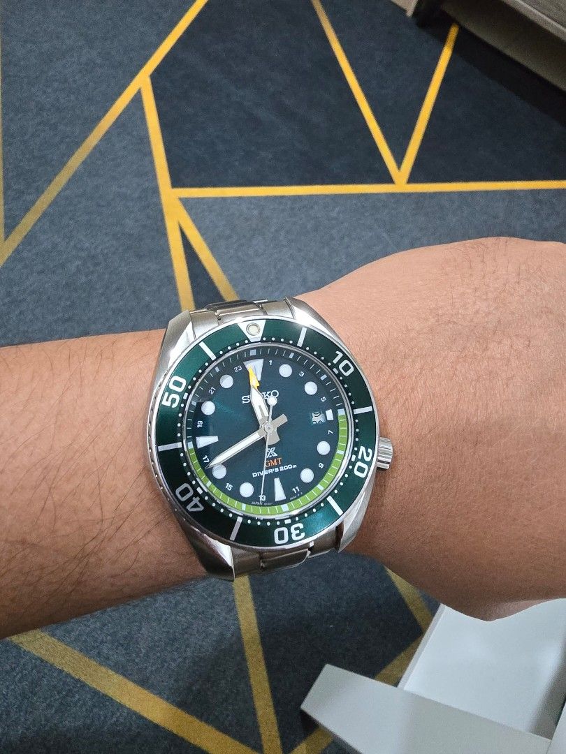 Seiko Prospex Solar GMT Dive Watch, Men's Fashion, Watches ...