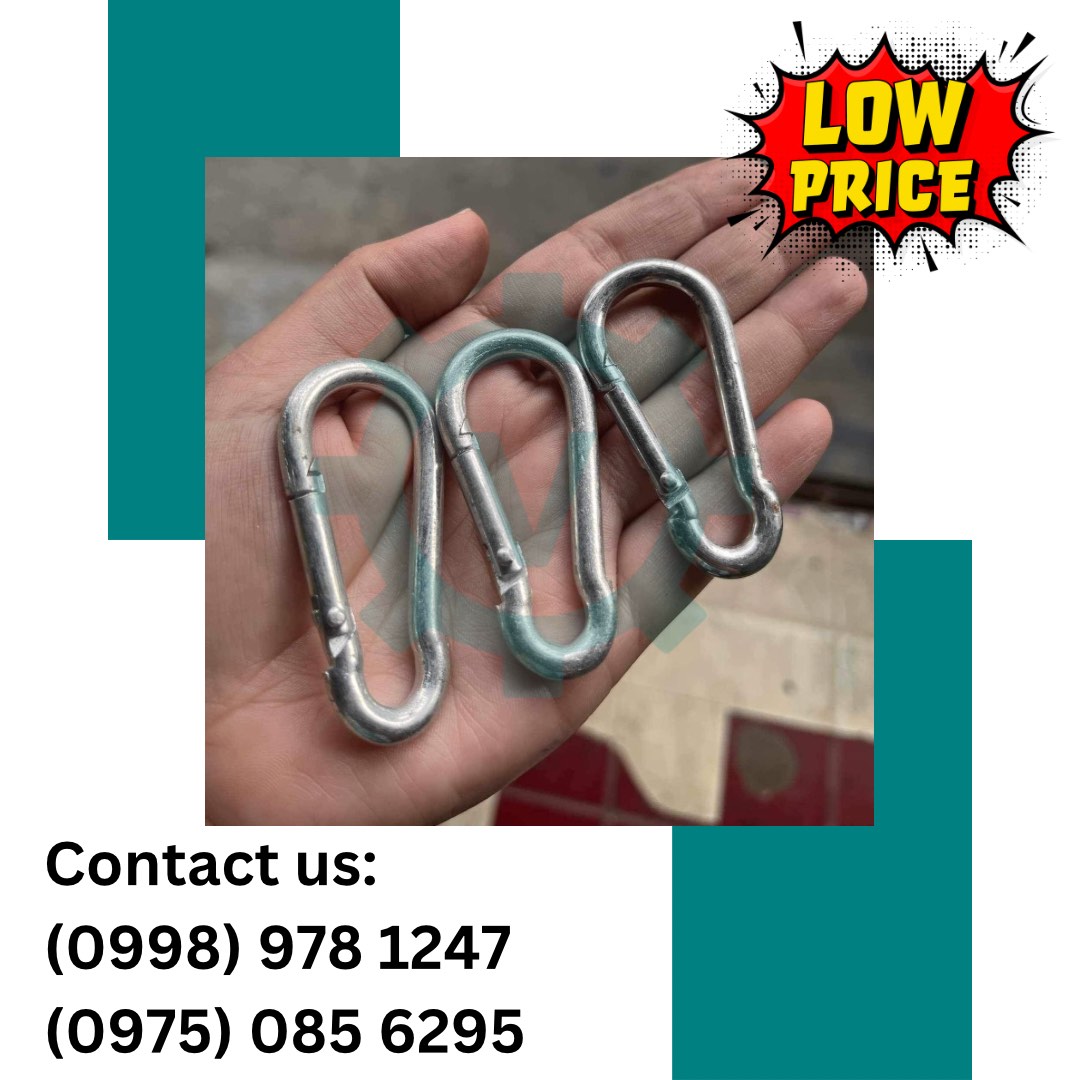 Snap hook without lock, Commercial & Industrial, Construction & Building Materials on Carousell