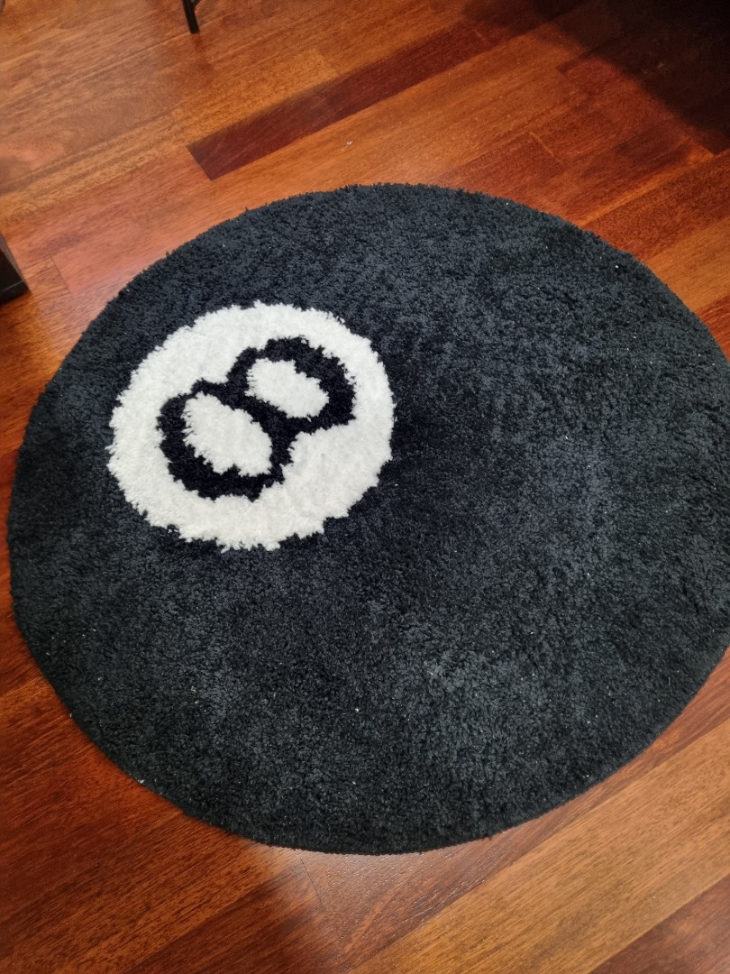 Stussy 8 Ball Rug, Furniture & Home Living, Home Decor, Carpets, Mats ...