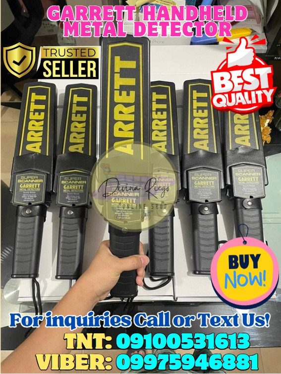 Super Scanner Garrett Handheld Metal Detector Super Sale, Commercial ...