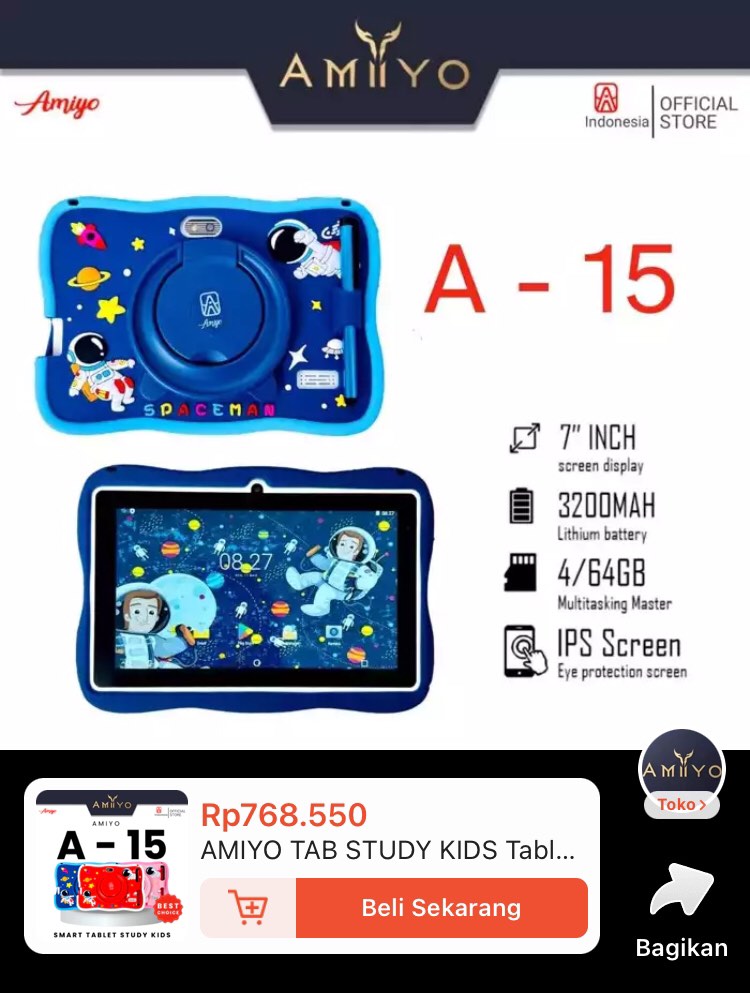 Tablet AMIYO, Elektronik, Lainnya di Carousell