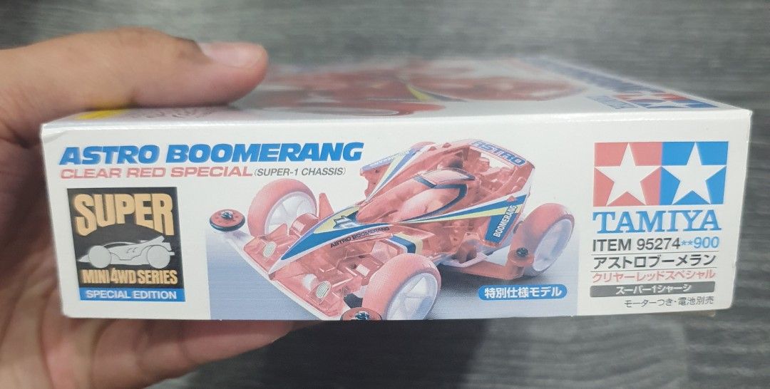 Tamiya Super Mini 4wd Series Special Edition Astro Boomerang Clear Red ...