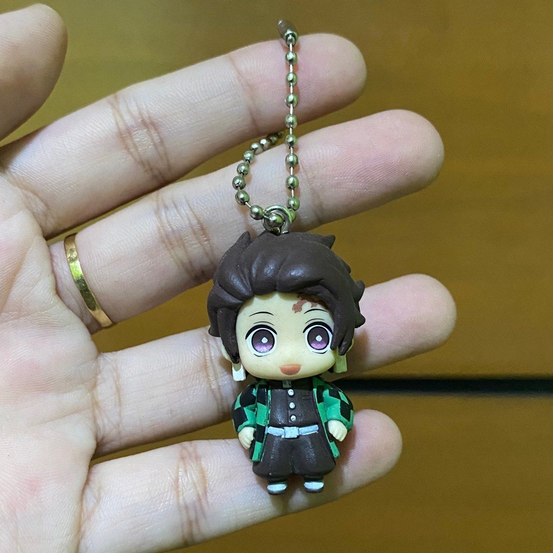 Tanjiro Kamado Figure Charm Keychain Demon Slayer Kimetsu No Yaiba ...