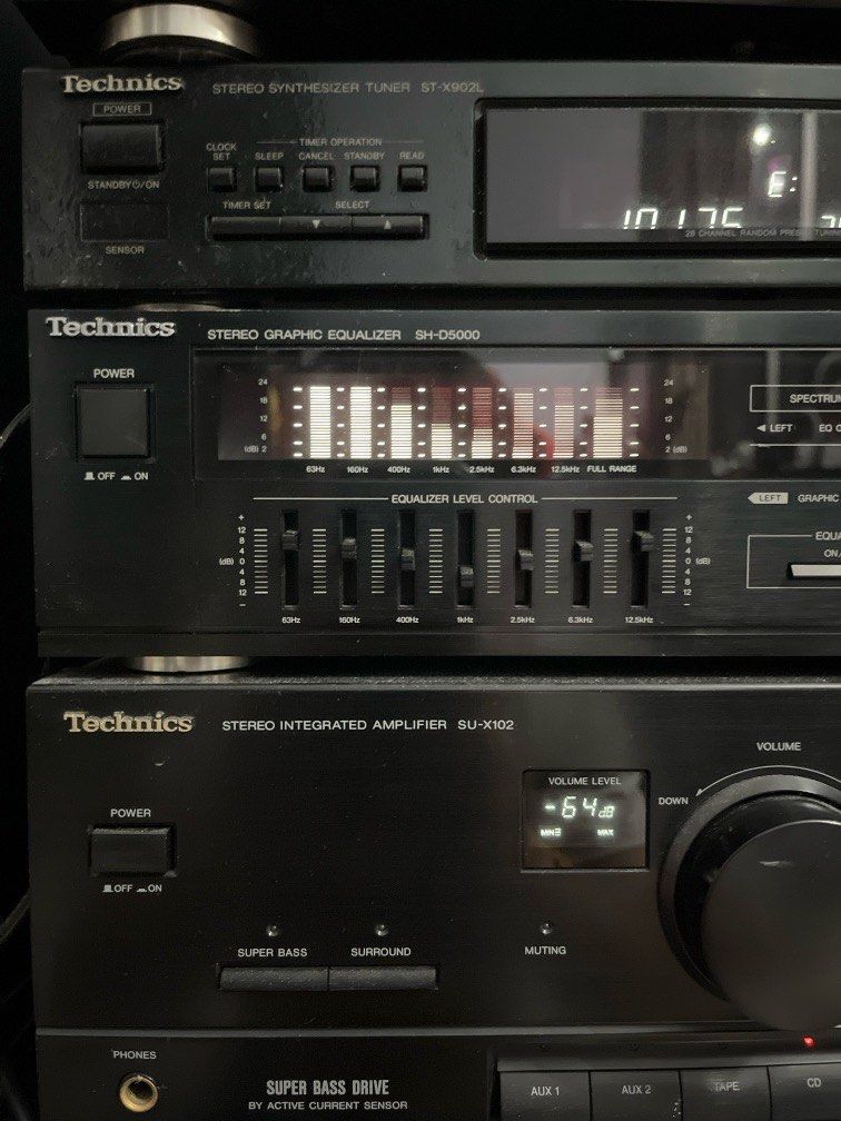 Technics amplifier equaliser and tuner, Audio, Soundbars, Speakers ...