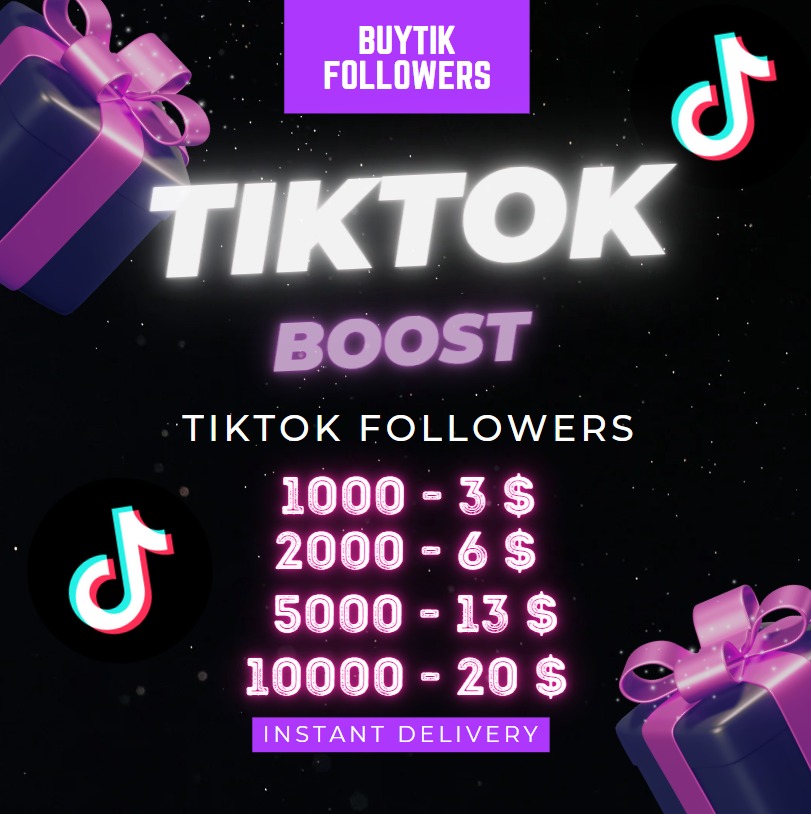 TikTok Boost | TikTok followers | 1000 TikTok Followers, Video Gaming ...