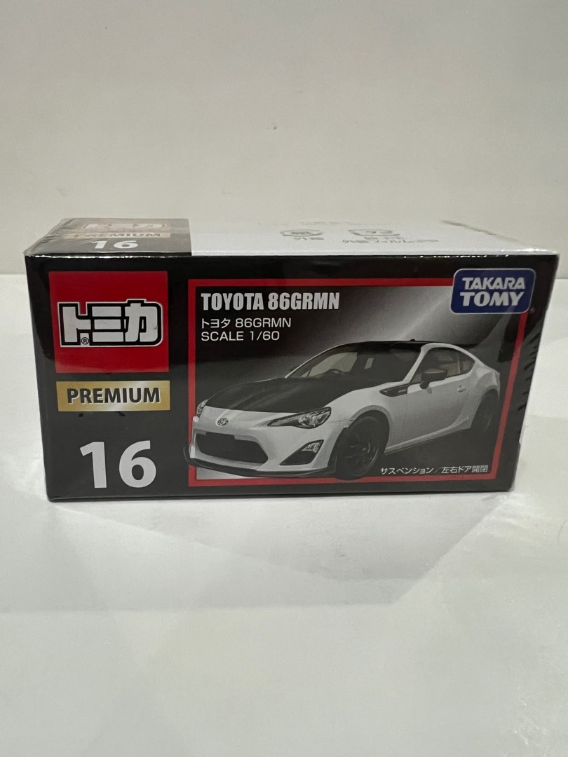 Tomica premium Toyota 86 diecast toy car die cast hotwheels, Hobbies ...